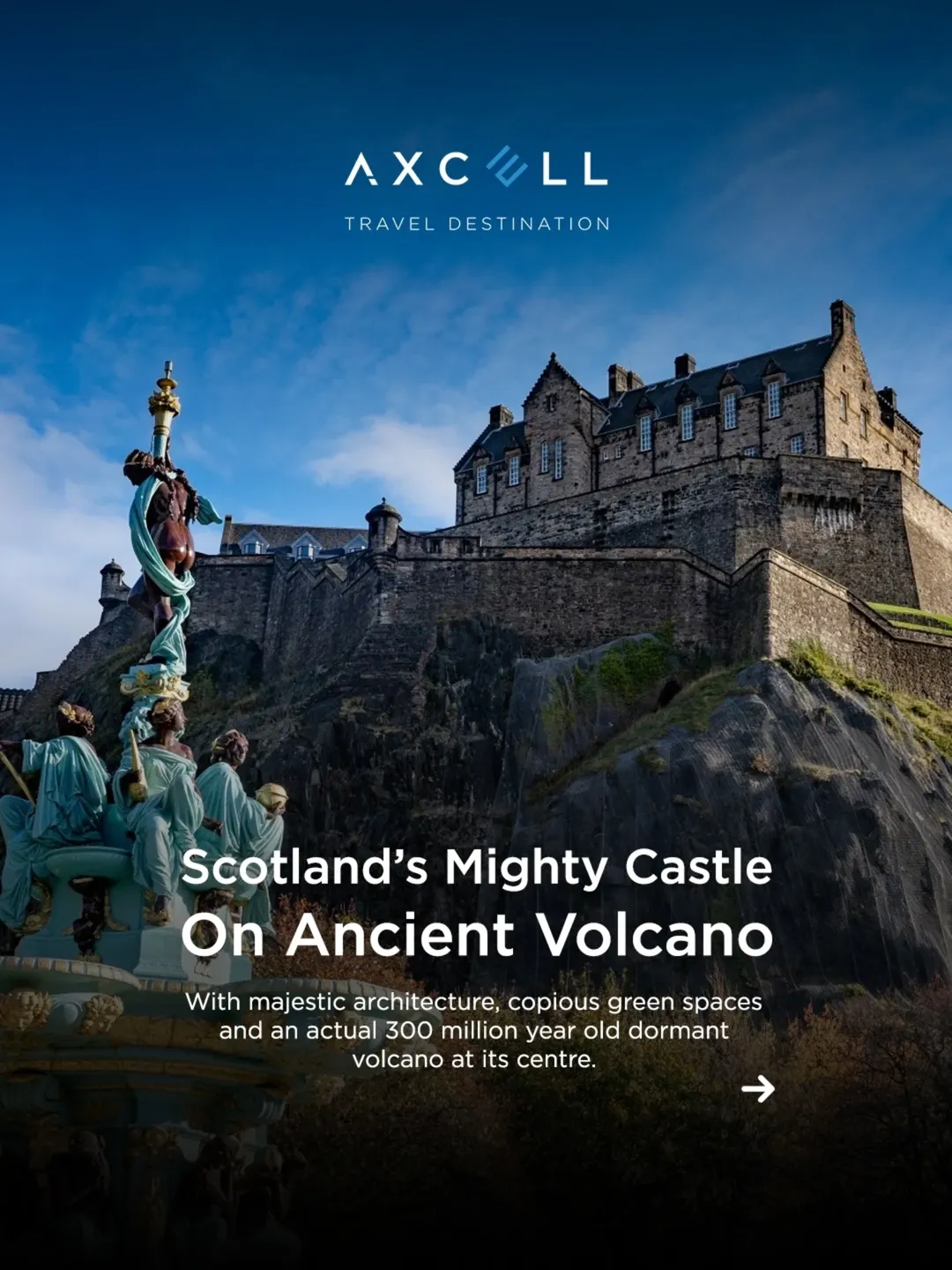 Scotland’s Mighty Castle On Ancient Volcano – Axell TD